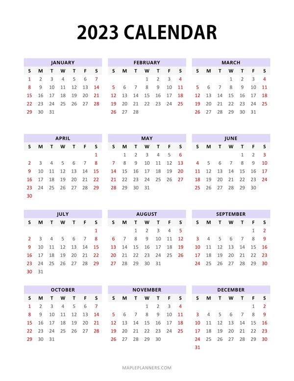 2023 Calendar Printable Portrait Blank Calendar Printable 2023 