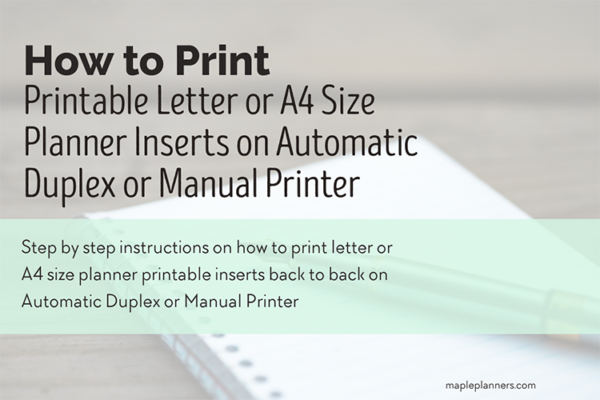 How to Print Letter Size (8.5″x11″) Printables Back to Back