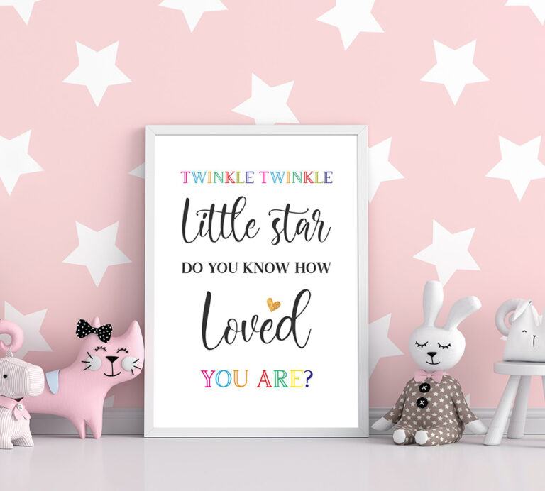Free Printable Wall Art for Kids Room | Cute Nursery Decor