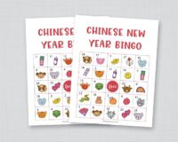 Free Printable Chinese New Years Eve Bingo | Fun Activities for Kids