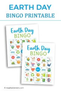 Free Printable Earth Day Bingo | Earth Day Activities for Kids