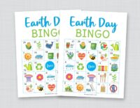 Free Printable Earth Day Bingo | Earth Day Activities for Kids