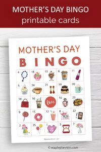 Mothers Day Bingo Printable | Fun Mother's Day Activities