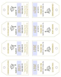 Free Printable Graduation Gift Tags