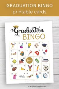 Graduation Bingo Printable | Graduation Party Games