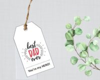 Free Printable Fathers Day Gift Tags for an Awesome Dad