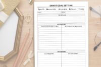 Free Printable Goal Setting Template