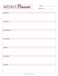 Printable Name Tags for Back to School