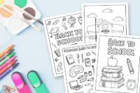 Free Back to School Coloring Pages for Kids
