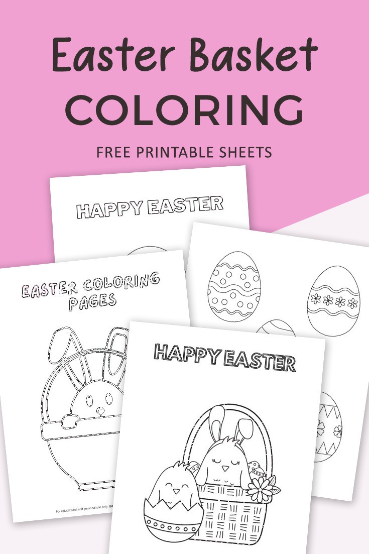 Free Easter Basket Coloring Pages